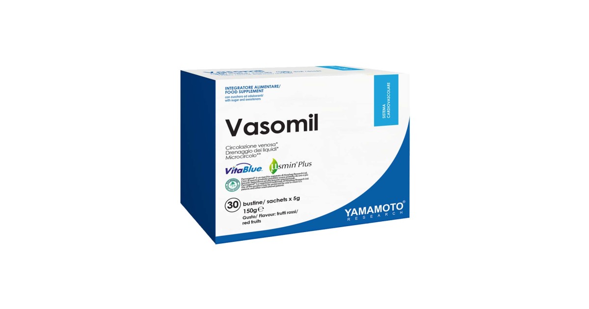 Vasomil 30bustine Yamamoto Nutrition | Microcircolo e Gambe